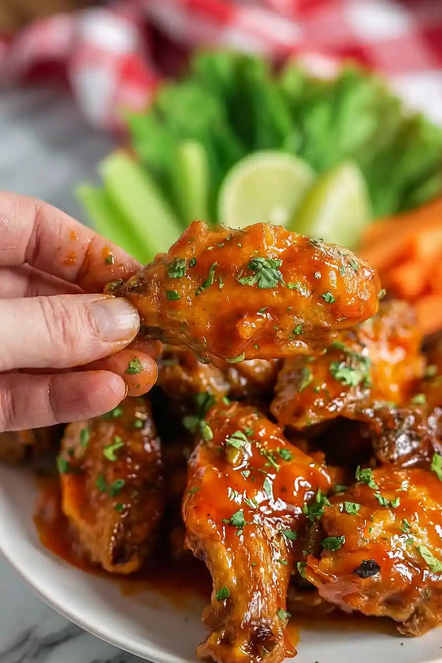Tender Crockpot Chicken Wings - homefoodkitchen